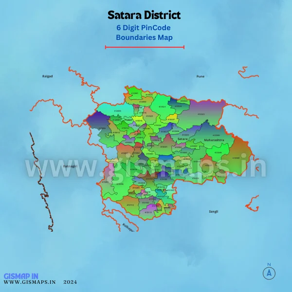 Satara District Pincode Maps